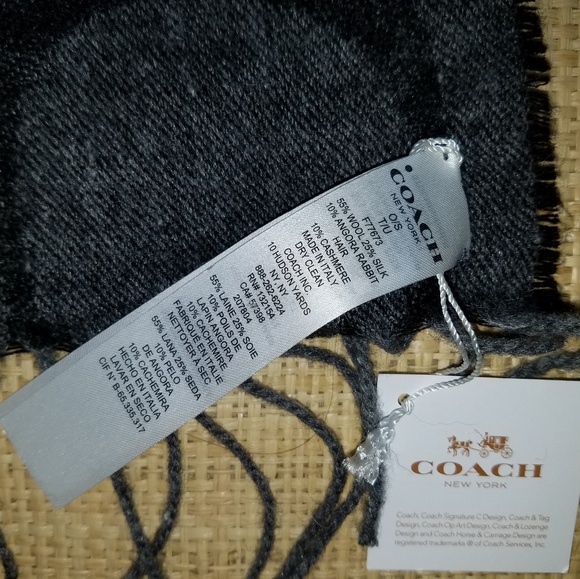 Coach | Accessories | New Mens Coach Scarf | Poshmark